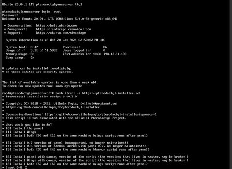 How To Install Pterodactyl Panel Easy Install Script Ghostcap Gaming