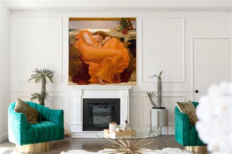 Flaming June Frederic Leighton Fine Art Print Gallerythane