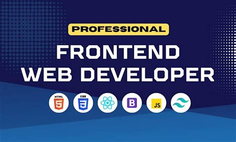 develop responsive frontend website using html css bootstrap or react