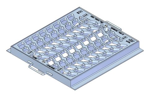 610mm W X 610mm L Clear Opening Ductile Iron Sump Grate And Frame