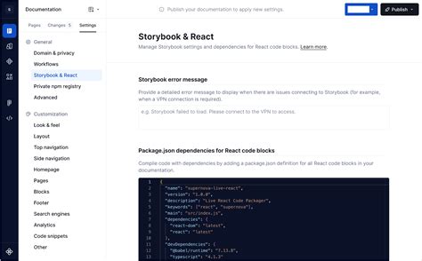 Storybook And React Made With Supernova