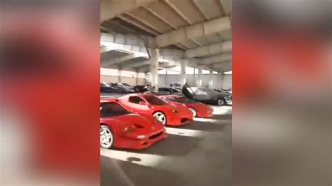 Bashar Assads Luxury Car Collection Seen On Video Abandoned After