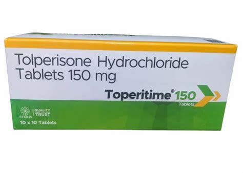 Tolperisone Hcl 150mg Tab At Rs 50 Stripe Tolperisone Hcl Tablet In Jaipur Id 2853660715848