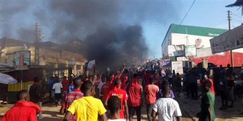 Agona Swedru 31 Drivers Arrested For Protesting Over Poor Roads