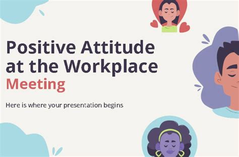 Plantilla Powerpoint Actitud Positiva En El Trabajo
