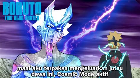 Parah Boruto Mengeluarkan Aura Terpendam Boruto Two Blue Vortex Part