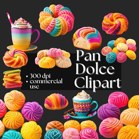 Pan Dulce Clipart Cafecito Y Chisme Mexican Cookies Latin American Food