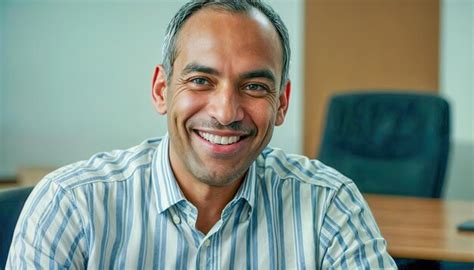 Friendly Professional In Office Setting Premium AI Generated Image