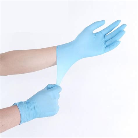 Class A Disposable Blue Nitrile Gloves Antistatic Grandado