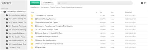 Dara Denney Performance Creative Master Course Giga Courses