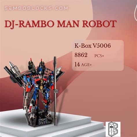 K Box V5006 Movies And Games Dj Rambo Man Robot Sembo Blocks Shop ⚡️