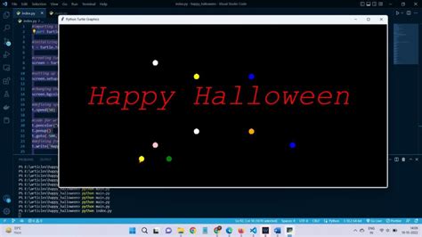 Write Happy Halloween In Python Turtle Copyassignment