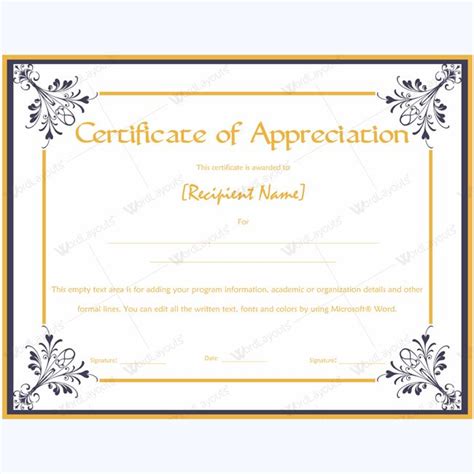 Certificate Of Appreciation Sample For Judges
