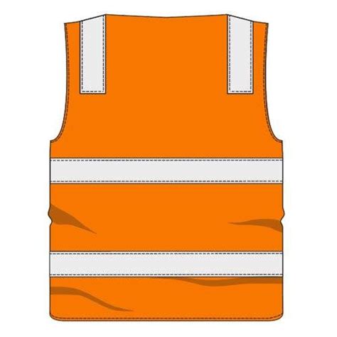 Orange Exec Safety Vest Back Safety Vests Australia