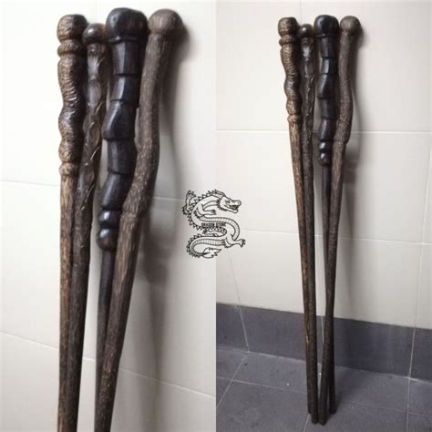 Tongkat Kayu Nibong Nibung Tunggal Stick Panjang 43inch 1pcs