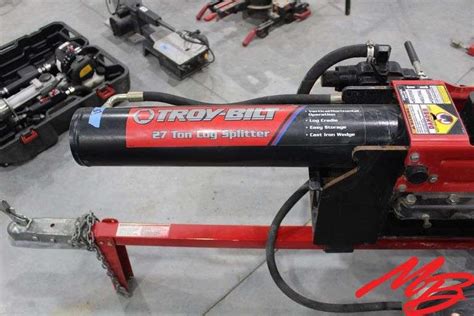 Troy-Bilt 27 Ton Log Splitter on Wheels - Musser Bros Inc