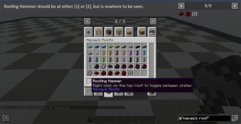 Macaw S Roofs Roofing Hammer Can T Be Found In Creative Inventory Or