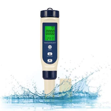 5 En 1testeur Ph Mètre Électronique Ph Mètre Avec écran Lcd Rétro