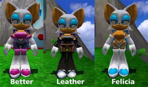 Sa2 Rouge Skins Mod Sonic The Hedgehog Sonic Sonic The Hedgehog Rouge The Bat