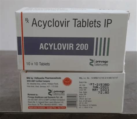 Acyclovir Tablets Mg SS Medex
