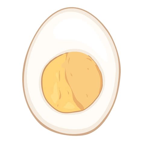 Premium Vector Vector Cartoon Boiled Egg Illustration