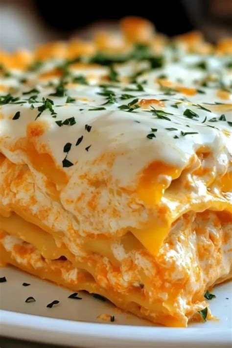 Cheesy Buffalo Chicken Lasagna Recipe Maestro