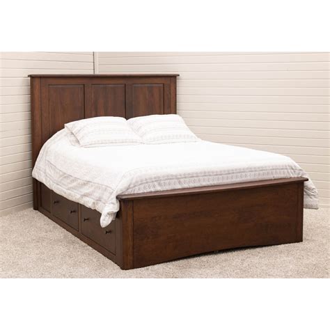 Cameron Wood Panel Bed Yoder Signature Furniture