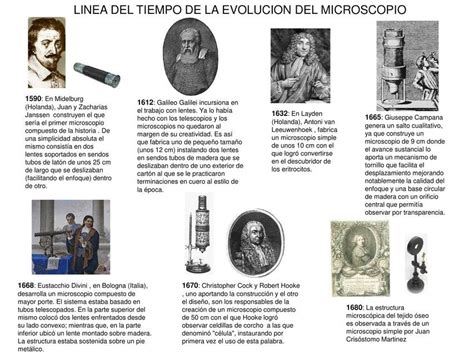 Patio Reanimar Resumen Linea Del Tiempo De La Evolucion Del Microscopio