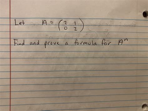 Solved Let ON Z Find And Prove A Formula For An Chegg Com