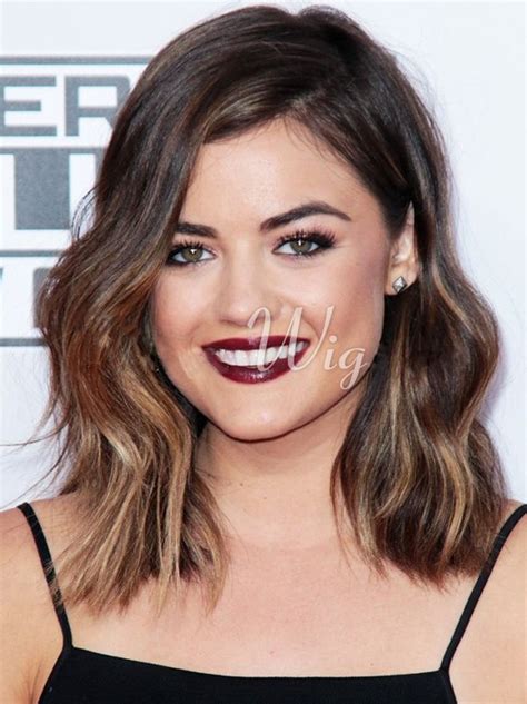 Full Lace Glueless Human Hair Wigs 14 Shoulder Length Wavy Full Lace