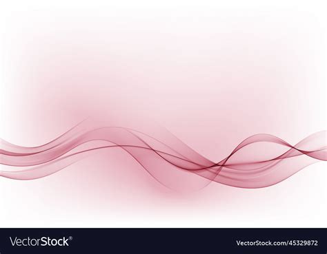 Abstract Wave Background Transparent Lines Design Vector Image
