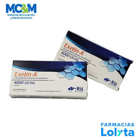 Eritropoyetina Humana Recombinante Sol Iny 4000 Ui Ml C 6 Amp Exetin A Lab Pisa Rf Website Mcandm