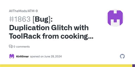 Bug Duplication Glitch With Toolrack From Cooking From Blockheads