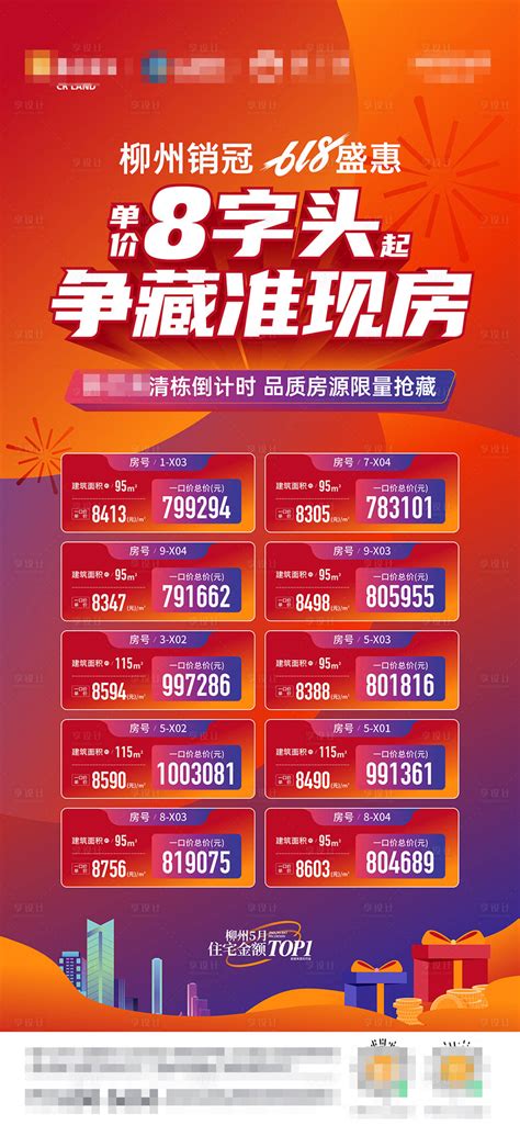 一口价房源海报cdr广告设计素材海报模板免费下载 享设计
