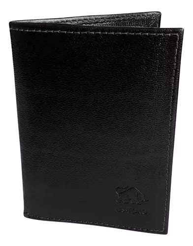 Carteira Masculina Slim Couro Legítimo Cnh Cartão Mercadolivre