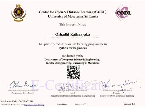Oshadhi Rathnayaka On Linkedin Python Universityofmoratuwa Codl