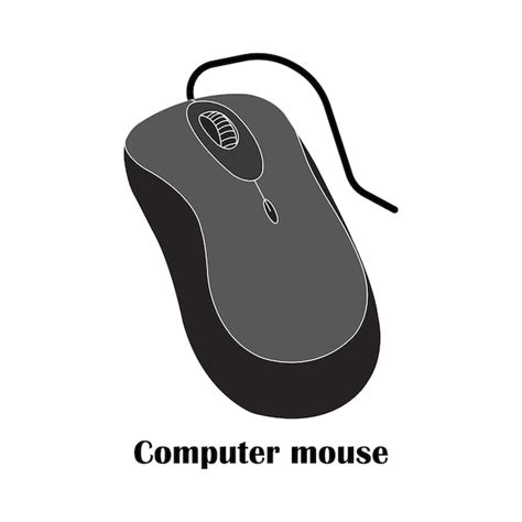 Premium Vector Computer Mouse Icon Vector Illustration Design