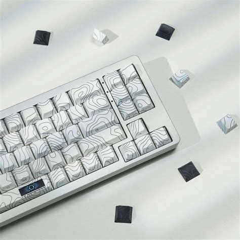 Xvx Topographic Cherry Profile Dye Sub Keycap Set 132 Key Xvx