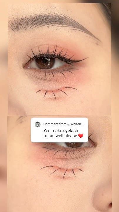 How To Draw Eyelashes Makeup Eyelashes Makeuptutorial Youtube