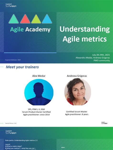 understanding agile metrics 3 1 pptx pdf performance indicator