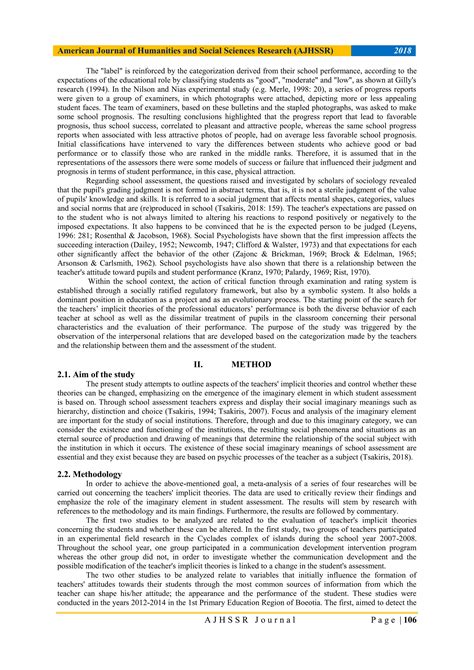 relational assessment between teacher s implicit theories rating