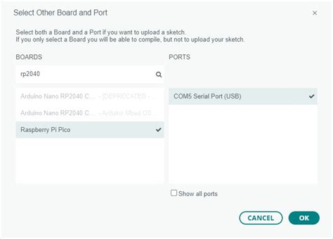 Raspberry Rp2040 Con Arduino Ide