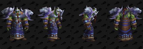 Transmogrification Shaman Pve Tier 3 Set Wod 62 World