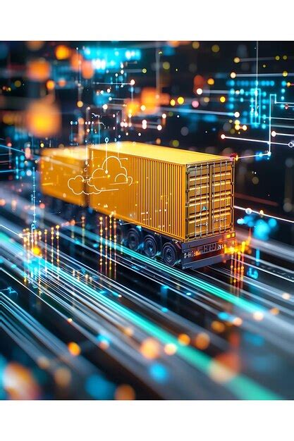 Digital Transformation Of The Supply Chain With Cloud Computing Premium Ai Generated Image