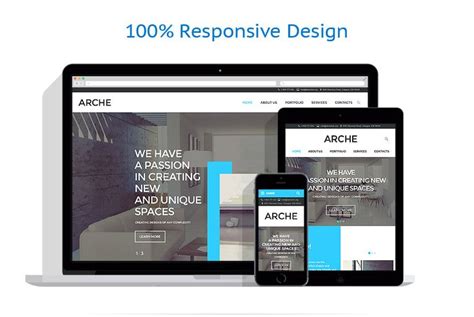 arche architecture responsive creative html website template