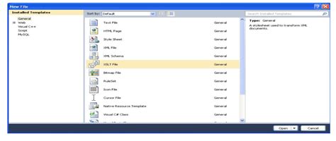 Task 3 Transforming With Xslt 1 Click File New