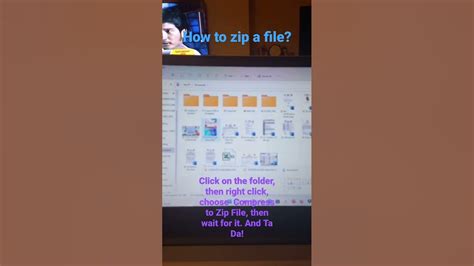 How To Zip A File Folder Youtube