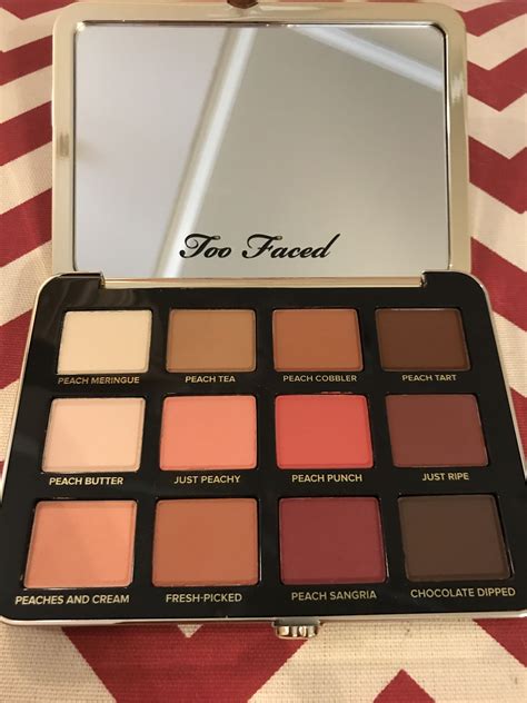 Traded Too Faced Just Peachy Matte Palette Used Once Just Peachy