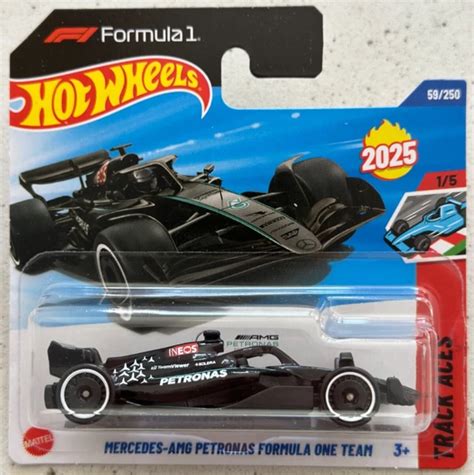 2025 Hot Wheels Mercedes Amg Petronas Formula One F1 With Protector