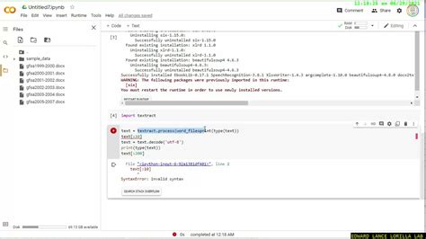 【python】textract With Docx Files And Check Encoding Youtube